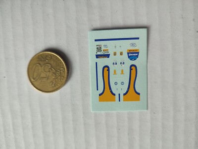 decals decalcomanie pour f1 casque renault telefonica 1/18 | eBay