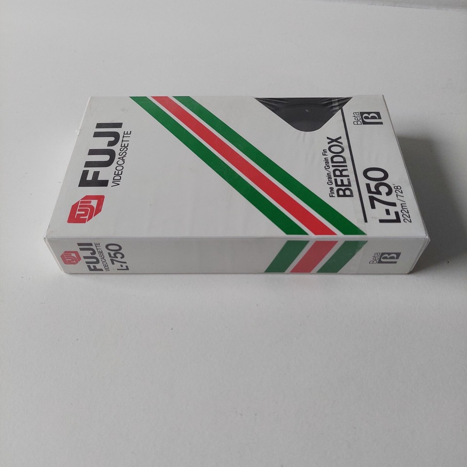 FUJI l-750 Beta cord Beridox L-750 222m/728 Blank Cassette Video ...