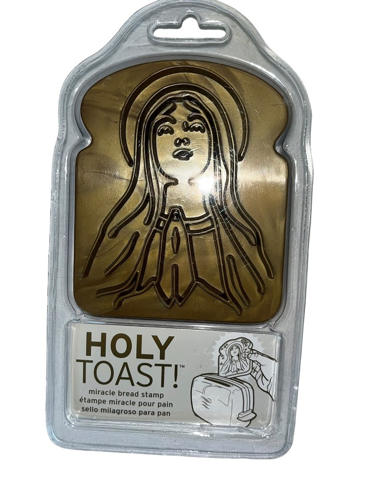 Holy Toast by Fred Miracle Bread Stamper Virgin Mary Funny..New | eBay