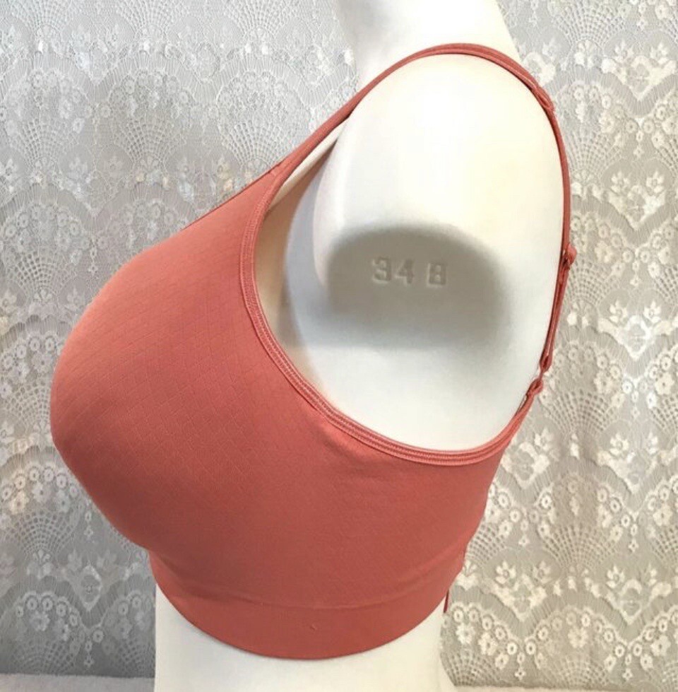 NWT Breezies Coral Pink Underwire Comfort Strap Bra 44B | eBay