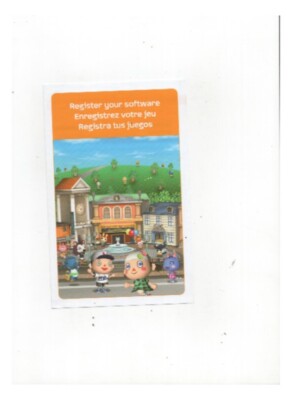 Animal Crossing Wild World Wii Nintendo Software Register INSERT ONLY ...