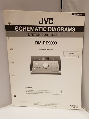 SCHEMATIC DIAGRAMS JVC System Controller RM-RE9000 Schaltplan Circuit ...