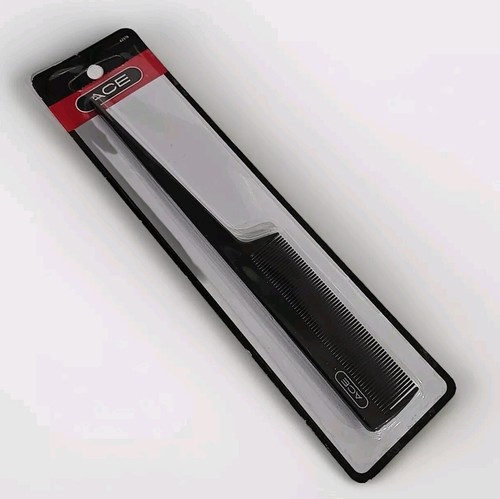 ACE Comb Hard Rubber Rat Tail Pointed End Comb 8" Section Style Tease ...