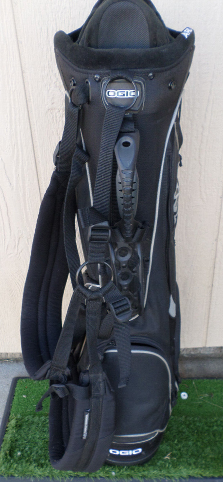 Ogio Black 7 Way, Stand Golf Bag with Duel Straps. | eBay