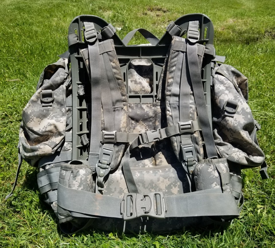US MILITARY MOLLE II Large Rucksack Field Pack Complete Frame Pouches ...