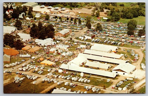 Goshen Indiana~Elkhart County Fairgrounds Aerial View~Michiana Relief ...