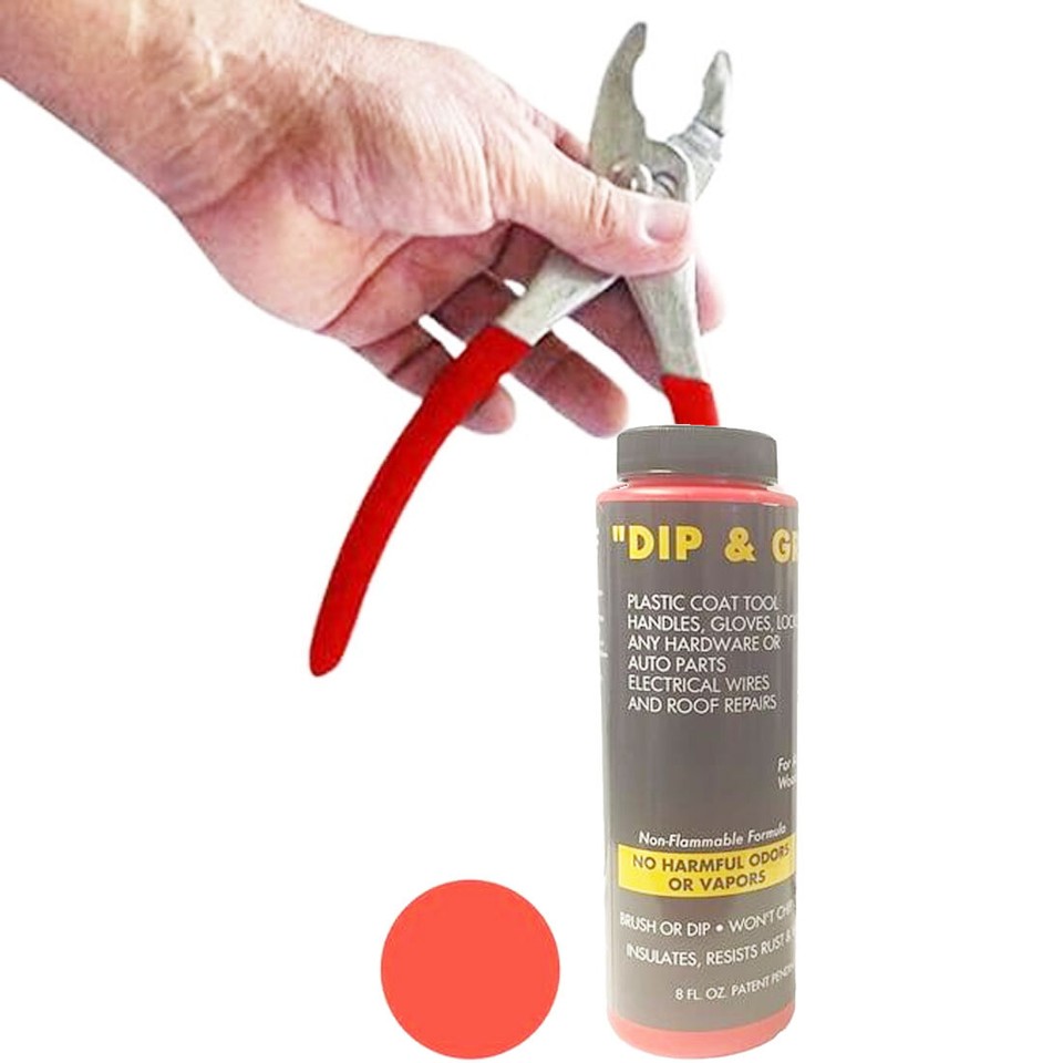 Dip and Grip Rubberized Plastic Coating (Red) 8 fl. oz | eBay