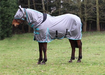PONY MESH FLY RUG Jump All In One Combo Fly Bug Sheet + Fly Mask and ...