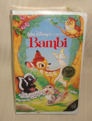 Bambi, Walt Disney's Classic (VHS,1997,Diamond Edition), Sealed 942 ...