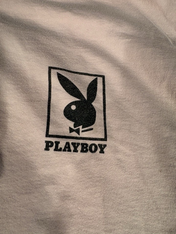 Playboy By Pacsun T-Shirt Men’s Size L Long Sleeve Graphic Pink/ Black ...