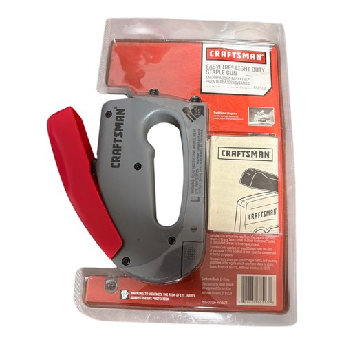 NEW Craftsman Stapler Easy fire Staple Gun ergonomic Forward Action ...