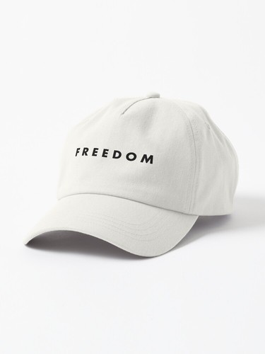 Charlie Kirk "Freedom" Hat - White - Turning Point USA - Baseball Cap ...