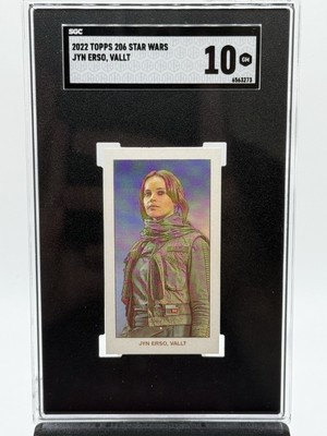 2022 TOPPS 206 STAR WARS JYN ERSO VALLT HOMEWORLD SGC 10 | eBay