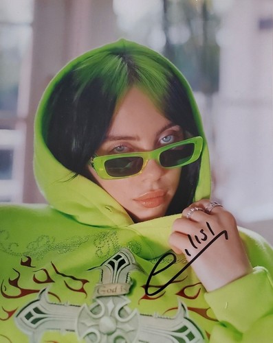 BILLIE EILISH SIGNED AUTOGRAPHED PHOTO SINGER GRAMMY AWARD WINNER 8X10 ...