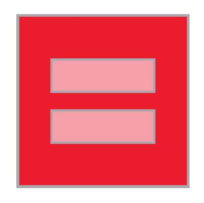 Red Equal Sign Lapel Pin - Facebook Sign Lapel Pin | eBay