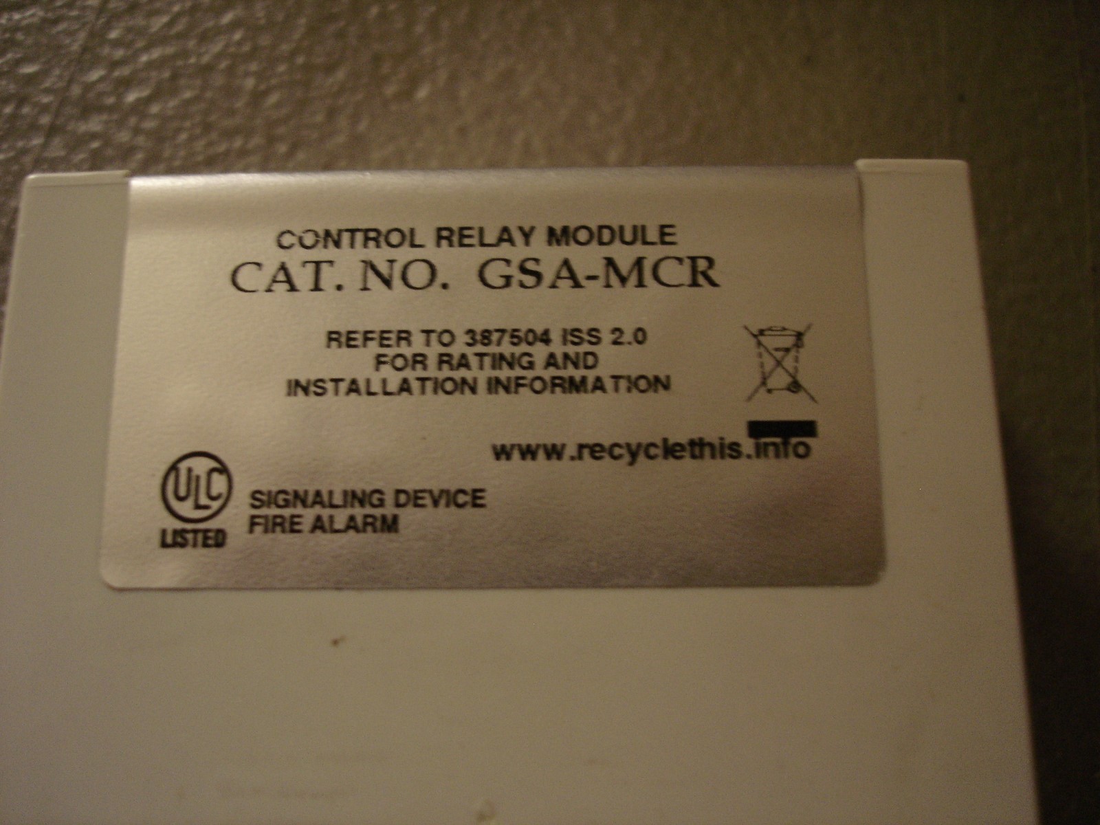 EST/VIGILANT GSA-MCR "USED" | eBay