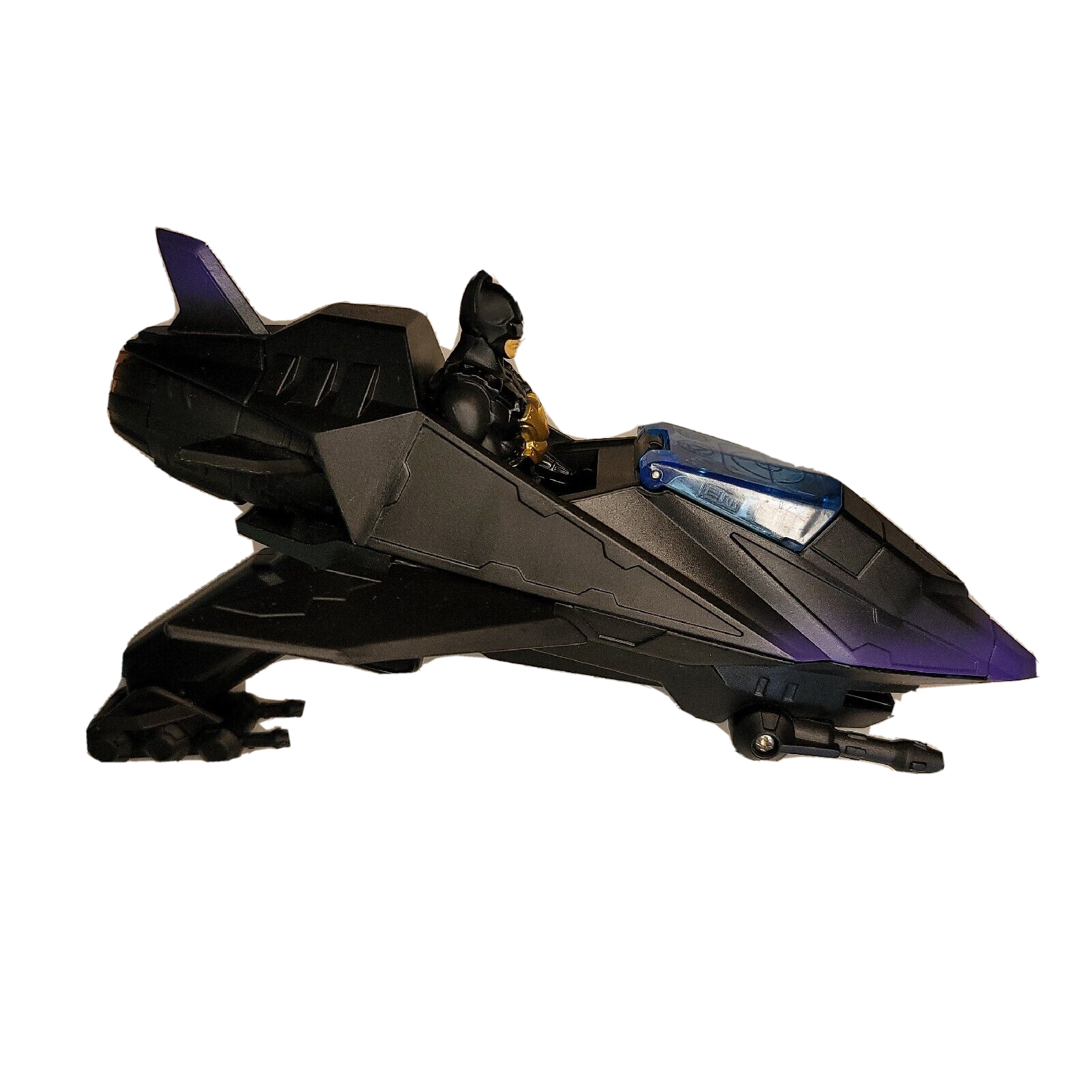 Mattel Batman Begins Disc Shooting Toy 2005 NO Discs H2850 Jet Vehicle ...