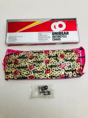 Motorcycle Chain 420 140 Links Gold | eBay Australia