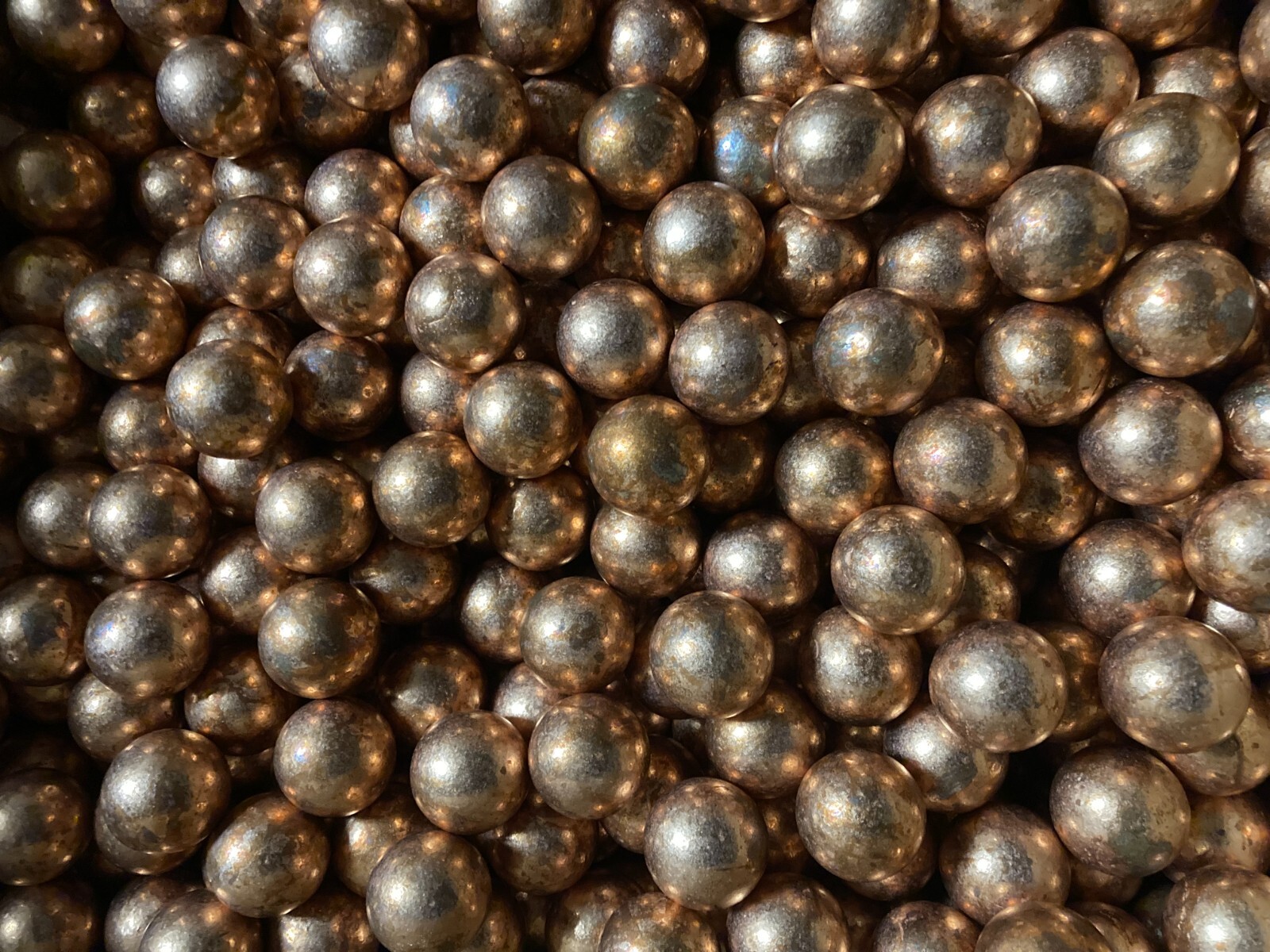 (1) Copper ball sphere 1 1/8 inch solid .999 copper bullion 4 oz 1 1/8 ...