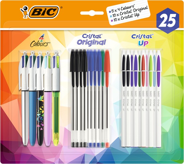 BIC School Office Pen Set 5x 4 Colours 10x Original 10x up UK for sale ...