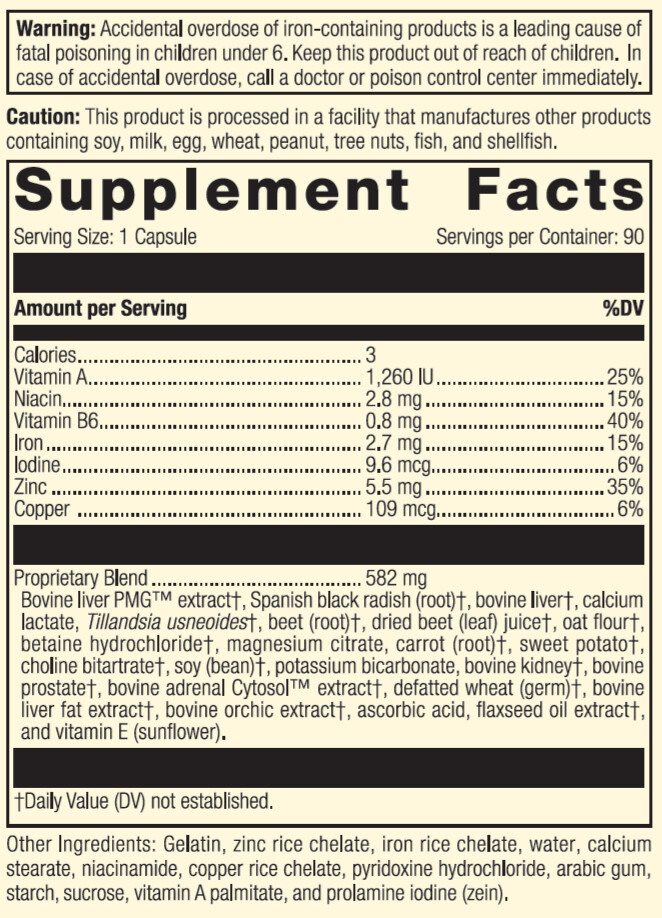 Standard Process - Livaplex - 90 Capsules 812122011228 | eBay