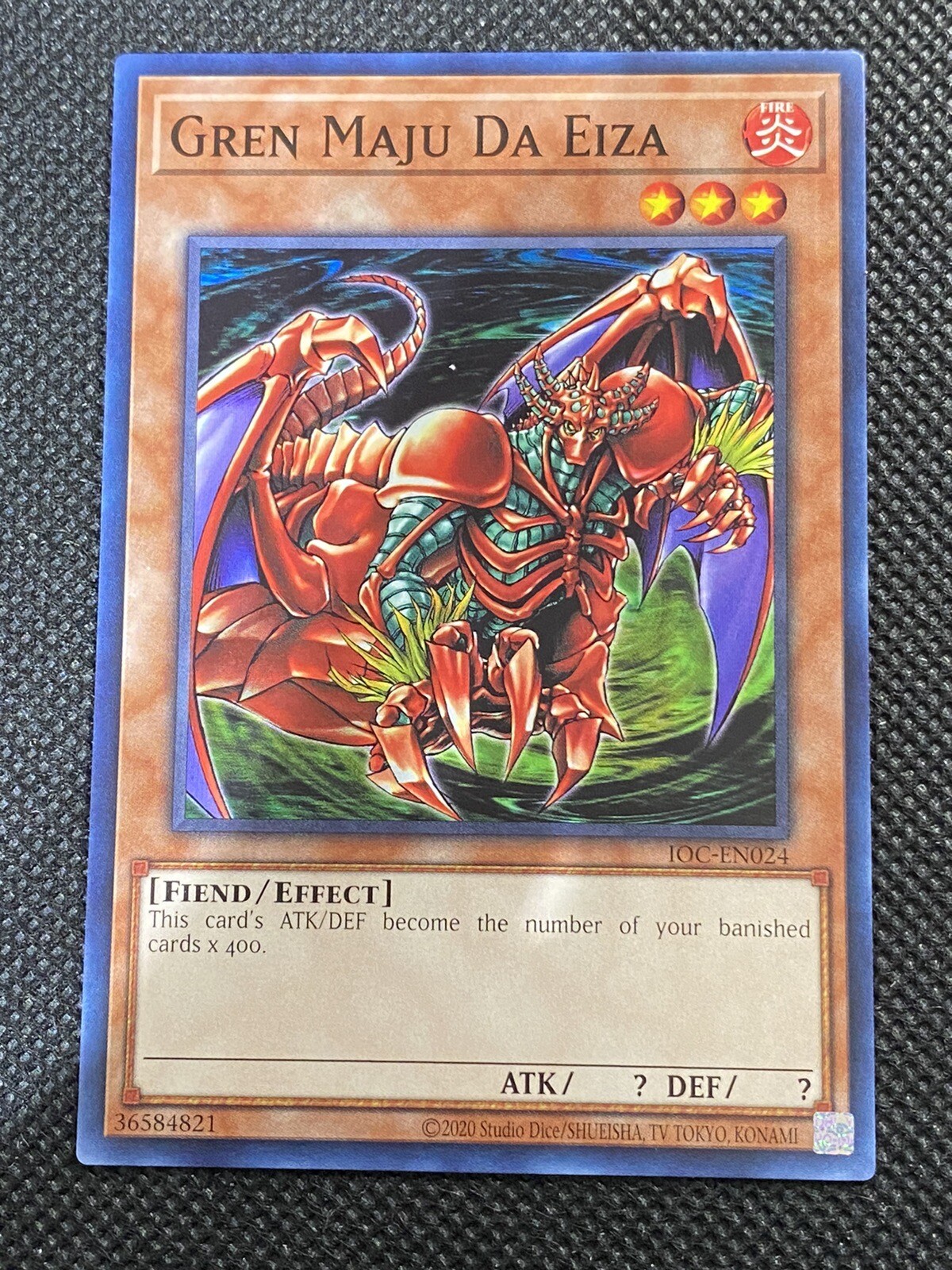 Yugioh! - Gren Maju Da Eiza IOC-EN024 Common 25th Anniversary Edition ...