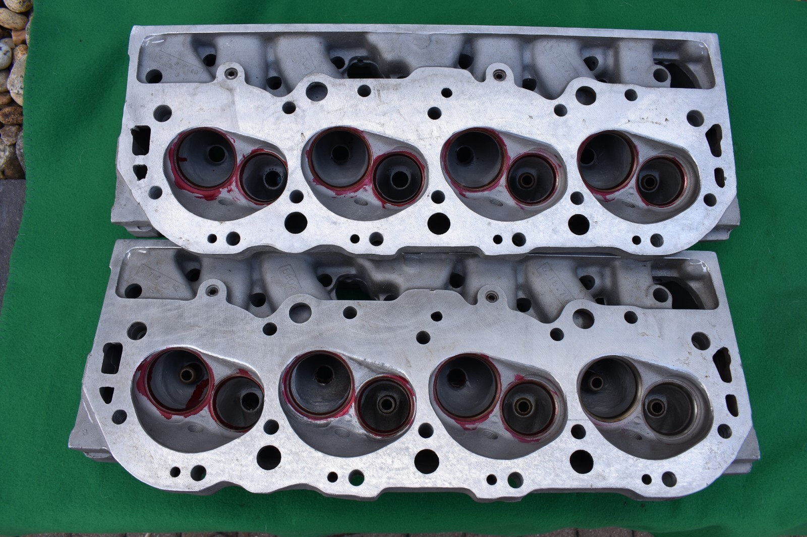 3946074 CORVETTE ALUMINUM HEADS--NOT USABLE--DISPLAY ONLY | eBay