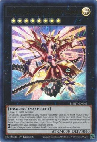 NUMBER C62: NEO GALAXY-EYES PRIME PHOTON DRAGON * ULTRA RARE PHHY-EN043 ...