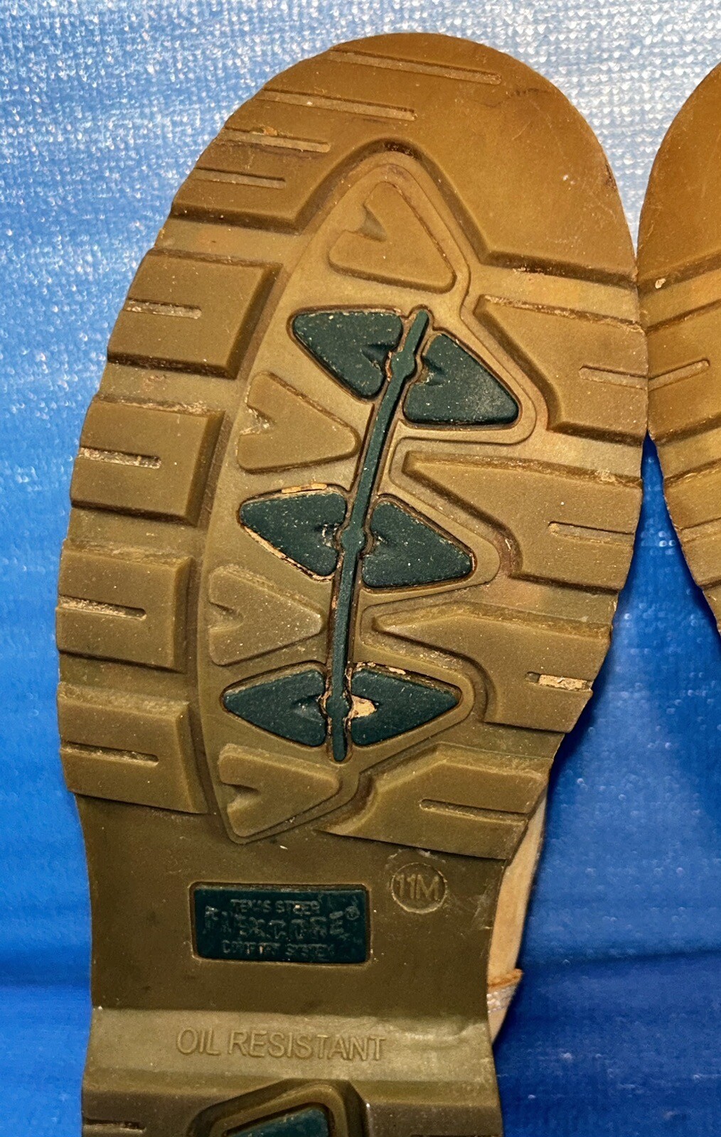 TEXAS STEER Men's sz11 Work Boots 6" Leather Soft Toe… - Gem