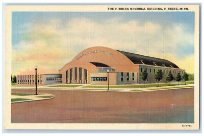c1940's The Hibbing Memorial Building Roadside Hibbing Minnesota MN ...