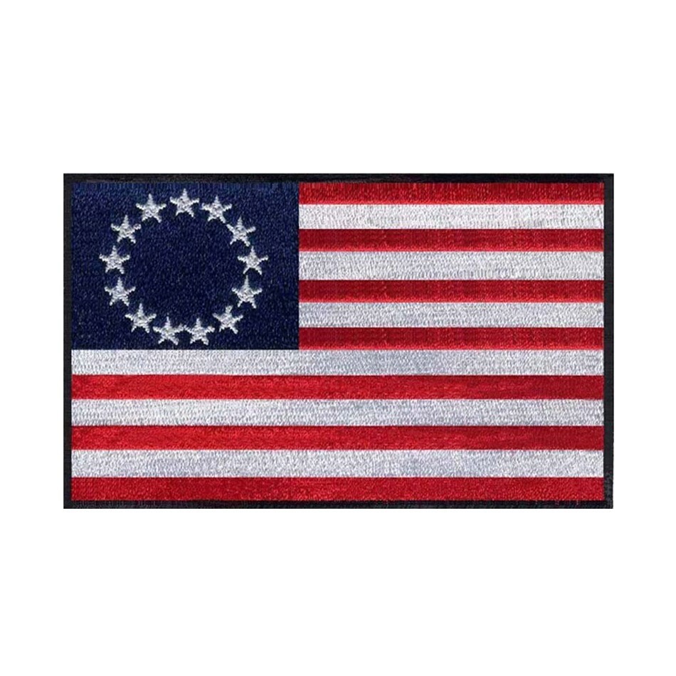 Betsy Ross 1776 Flag Patch - American Flag US USA Embroidered - Iron On ...