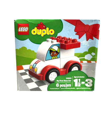 LEGO Duplo 10860 - My First Race Car Building Blocks Sealed | eBay