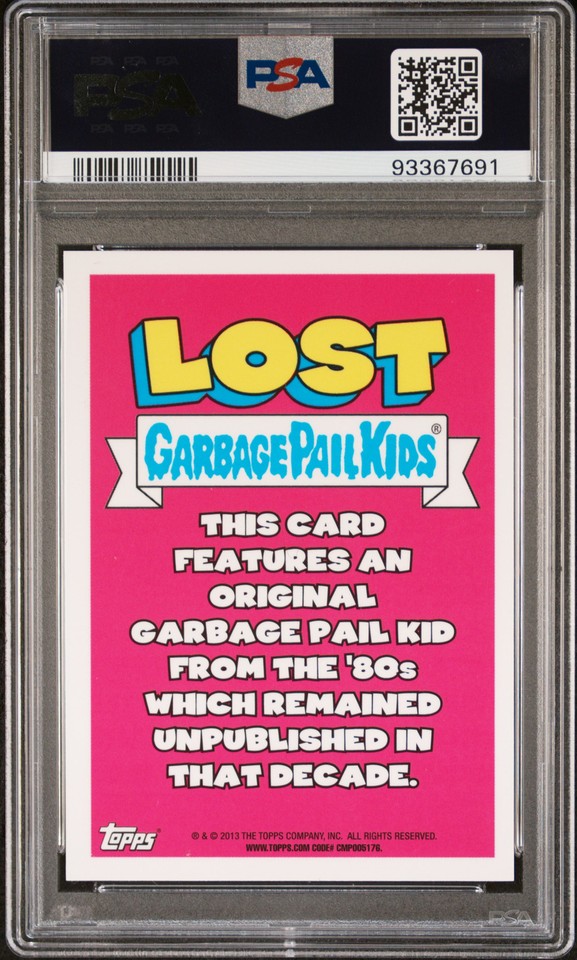 2013 Garbage Pail Kids Chrome Series 1 GPK John Pound Auto Autograph ...