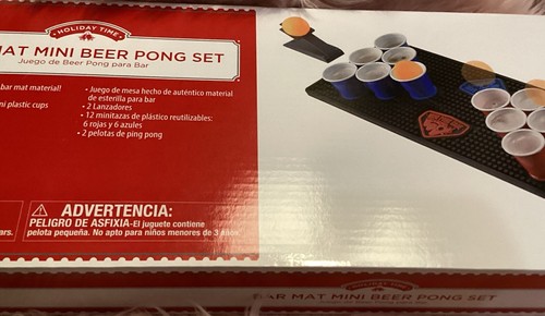 BAR MAT MINI BEER PONG SET (WBP005799) | eBay