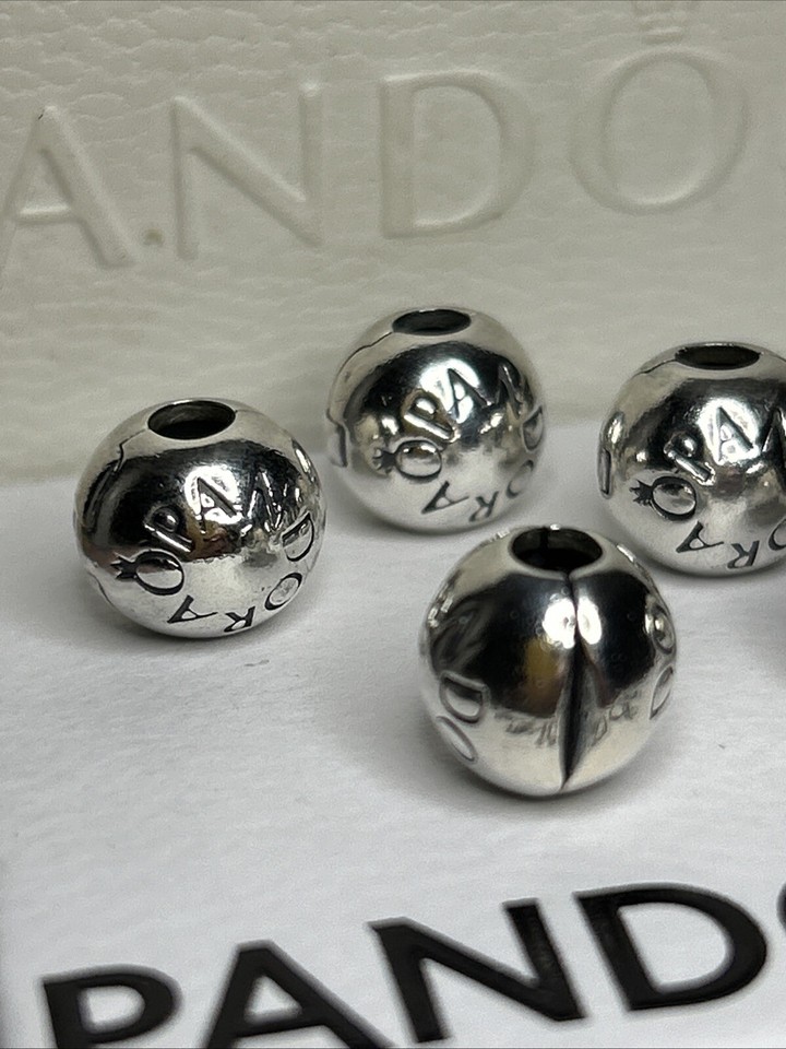 Authentic Pandora 🌟 logo clip/stopper charm 🌟 S925 ALE 🌟 791015 | eBay