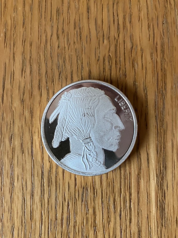 1 oz SilverTowne Buffalo Silver Round, .999 Fine Silver | eBay