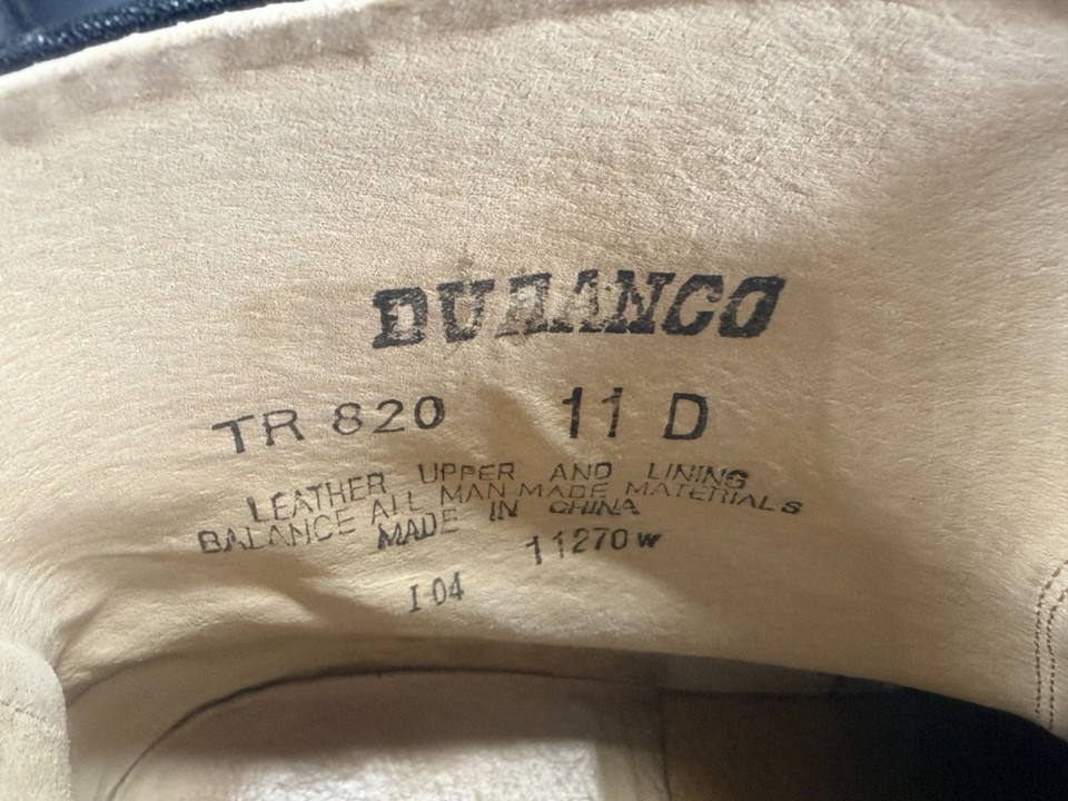 Durango Mens Black Leather Western Zip Boots Size 11D TR 820 With ...