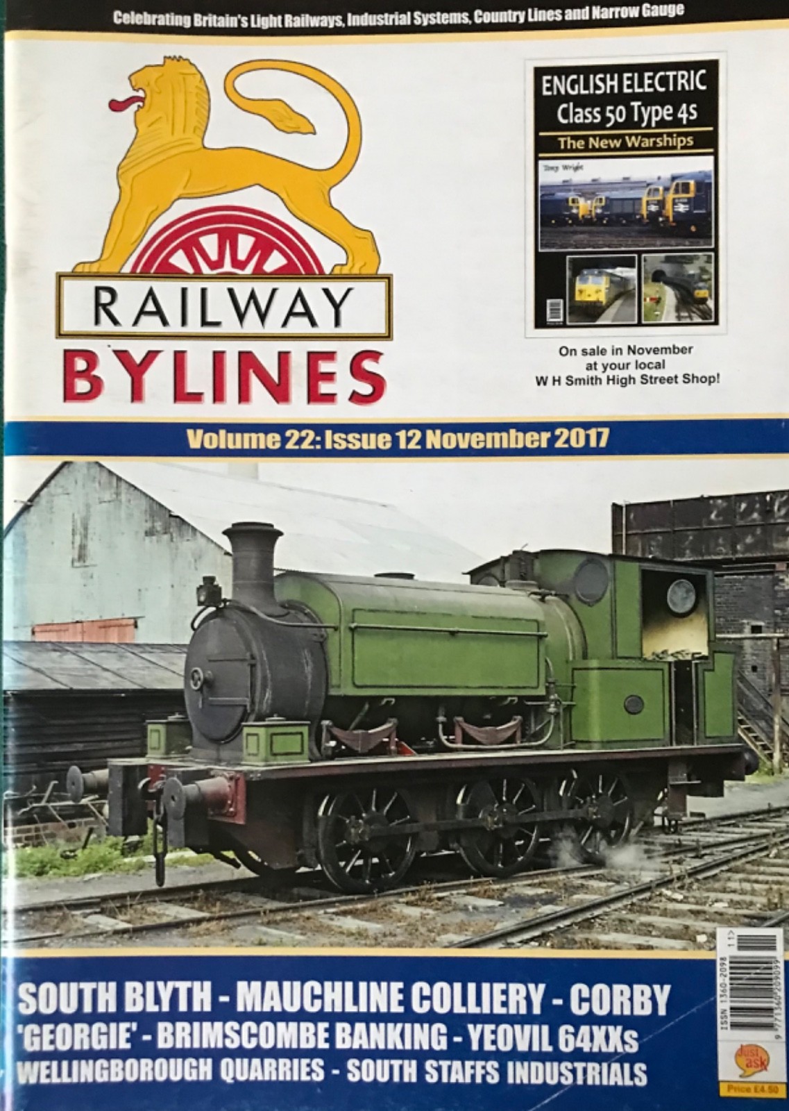 Back issue: Railway Bylines magazine: 22.12: 2017-11: November. | eBay UK