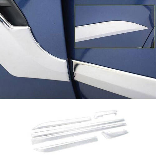 Silver Steel For BMW X3 G01 2018-2021 6X Cover Trim Side Door Body ...
