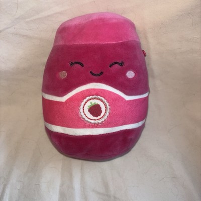 Squishmallow Roz Raspberry Jam Jelly Jar 4” Plush Stuffed Animal. Red ...