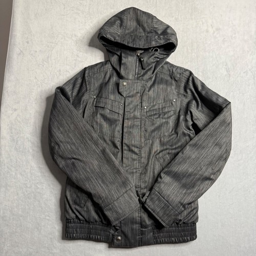 Burton Jacket Womens S Dryride Cool Flavors Snowboard Ski Hooded Gray ...