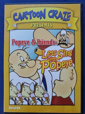Cartoon Craze Presents Popeye & Friends - Lets Sing With Popeye | eBay