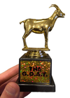 G.O.A.T. Trophy - Greatest of all Time - Funny Novelty Golden Award ...