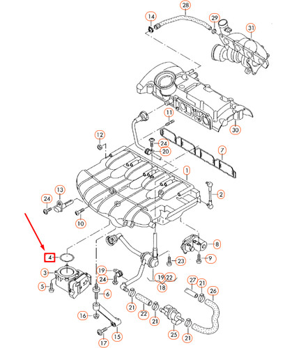 NEW AUDI A1 8X THROTTLE BODY GASKET 06F133073D OEM | eBay