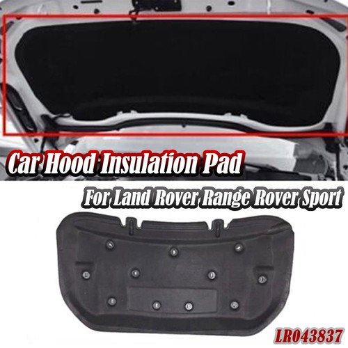 1x Car Hood Insulation Pad Engine Cover Kit For 2014+ Range Rover Sport ...