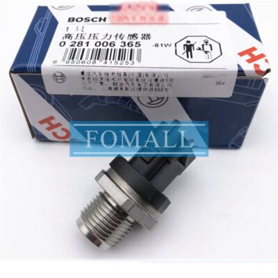 1Pcs New High pressure sensor 0281006365 High Fuel Rail Pressure Sensor ...