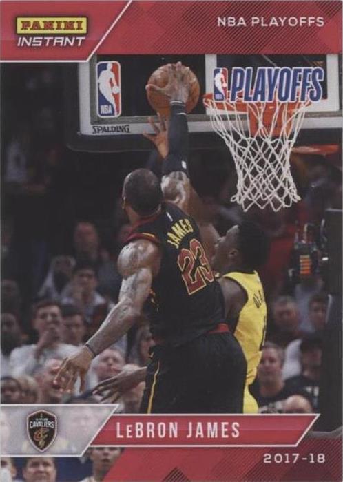 2017-18 Panini Instant - Nba Playoffs LeBron James #107 /97 for sale ...