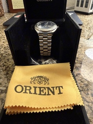 Orient Slide Rule Turtle Automatic Watch Stainless Steel | eBay