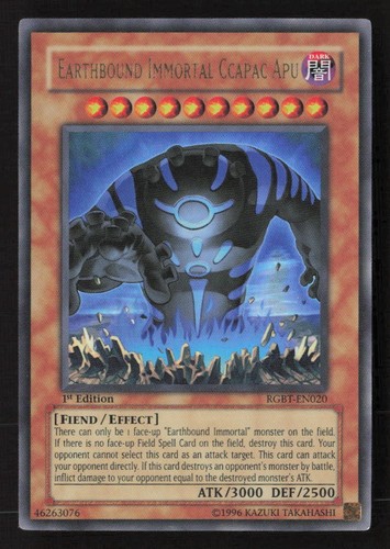 1st Edition Earthbound Immortal Ccapac Apu Ultra Rare Raging Battle ...