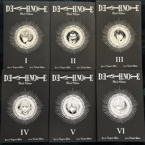 Death Note Black Edition Complete Manga Set Vol. 1–6 | Excellent ...